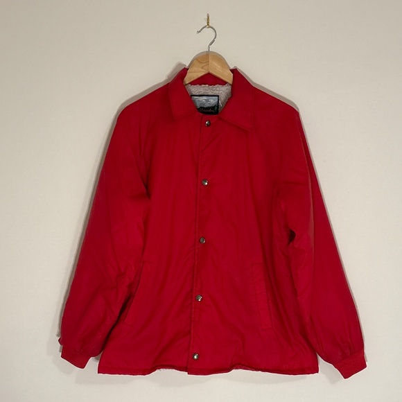 Fieldmaster | Jackets & Coats | Vintage 8s Fieldmaster Red Nylon Jacket ...